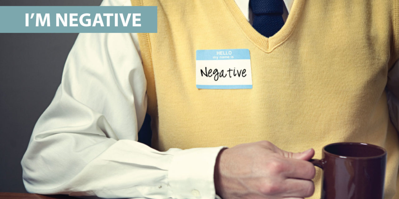 "I'm negative" | Brandon Smith: The Workplace Therapist